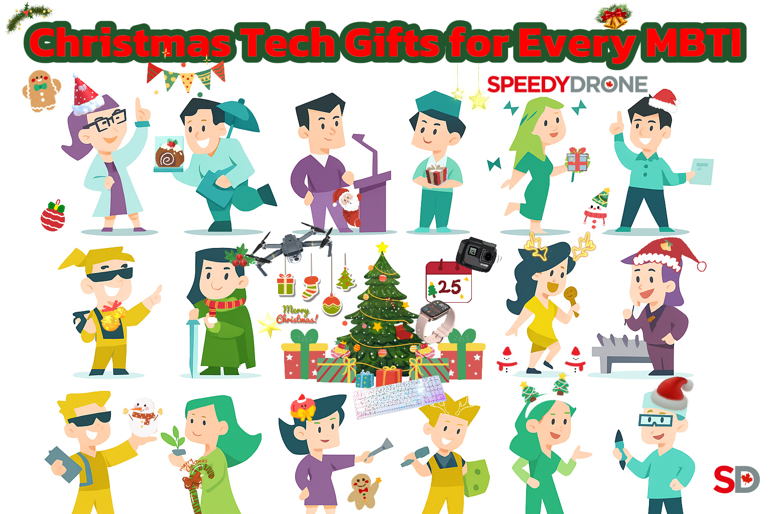 🎄 The Best 2025 Christmas Tech Gift for Every MBTI Type – SpeedyDrone ...