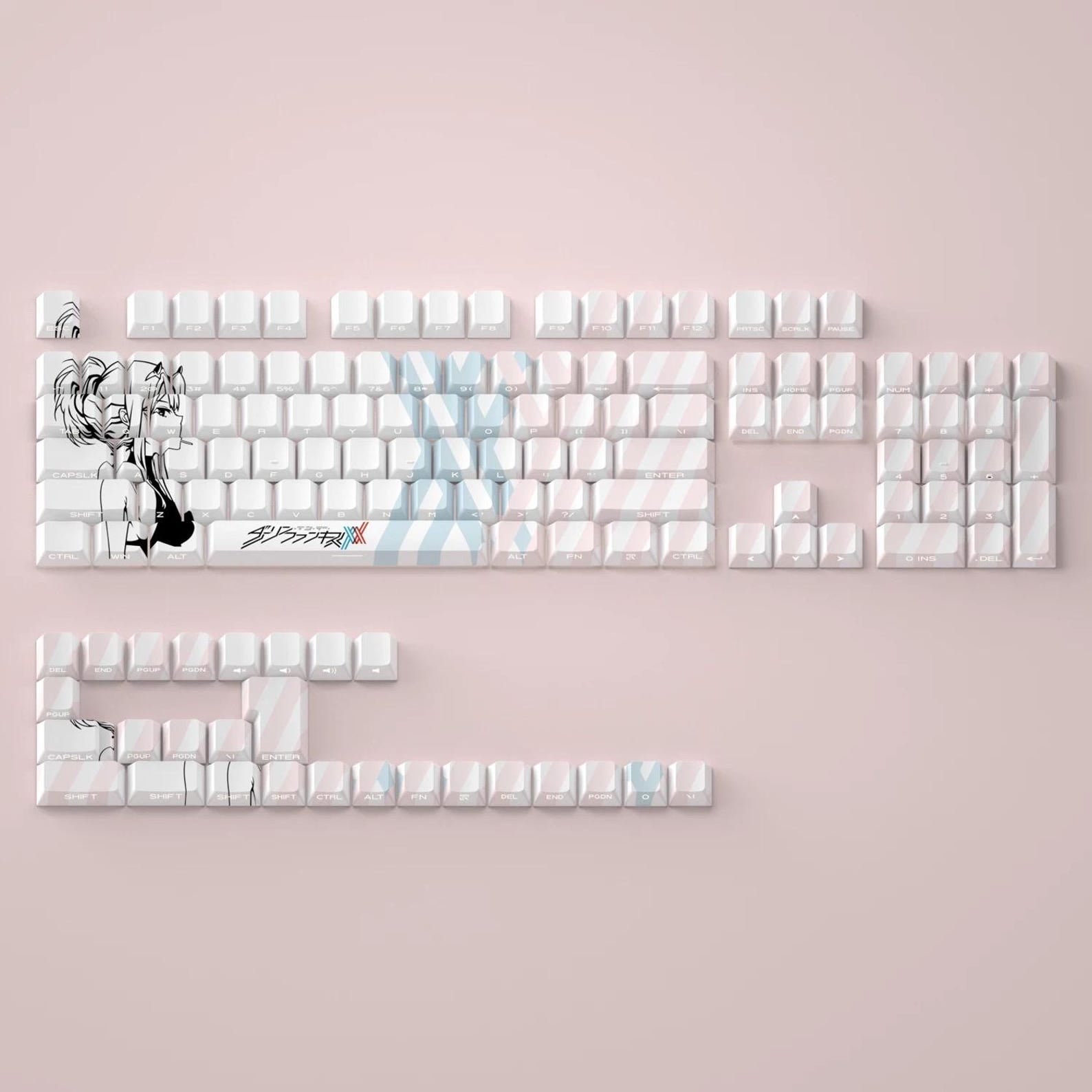 PBT Cherry Keycaps -DARLING in the FRANMX.02 – SpeedyDrone Canada